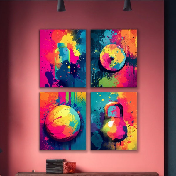 Fitness Artwork - Etsy