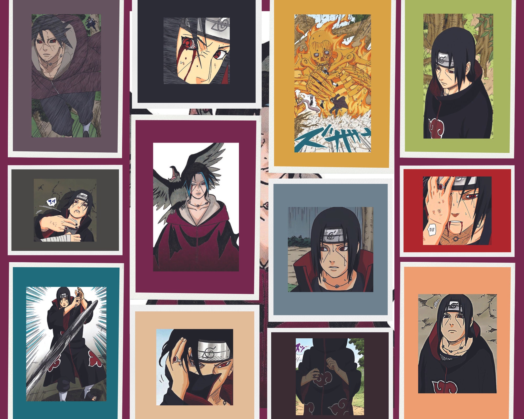 30 PCS Digital Wall Art Collage Kit - Anime Pintables - Digital ...