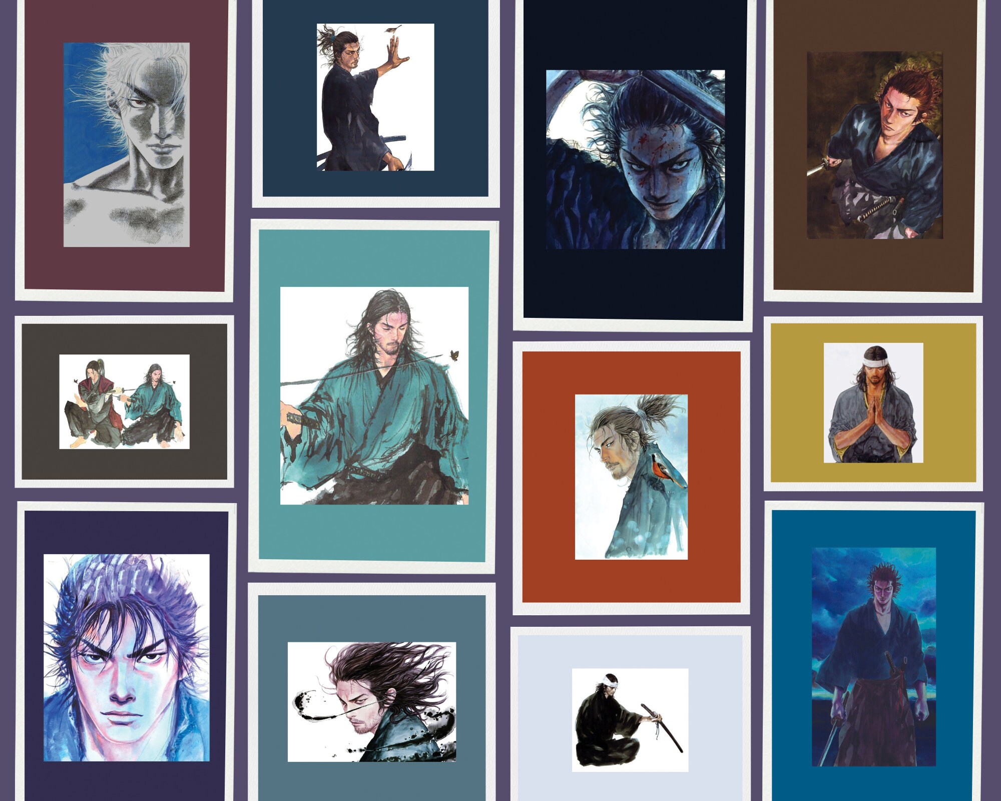 35 PCS Digital Wall Art Collage Kit - Anime Pintables - Digital ...