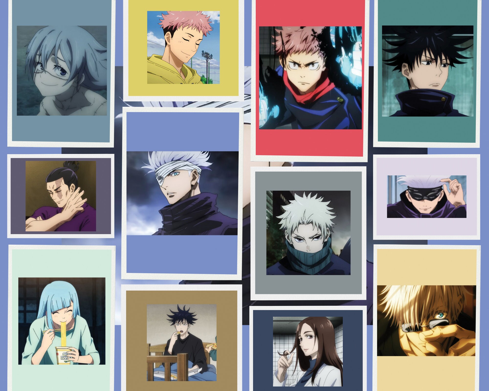 50 PCS Digital Wall Art Collage Kit - Anime Pintables - Digital ...