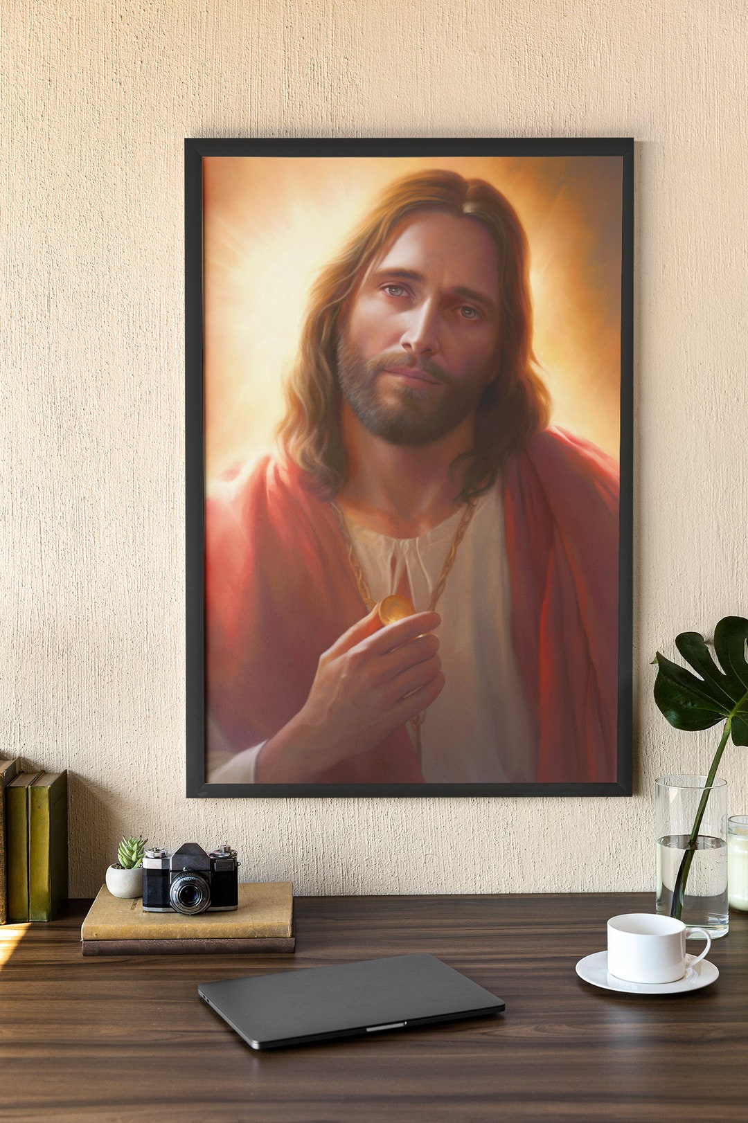 Jesus Poster Home Decoration for Wall, Art, Wall Art, Home Decor ...