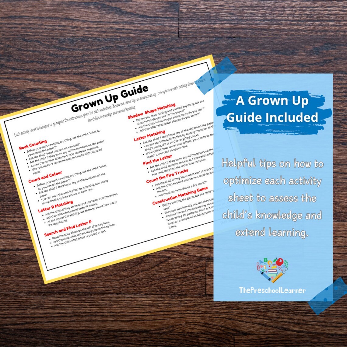 Construction Counting Worksheets 1 - 10 Preschool Number Matching ...