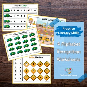 Construction Counting Worksheets 1 - 10 Preschool Number Matching ...