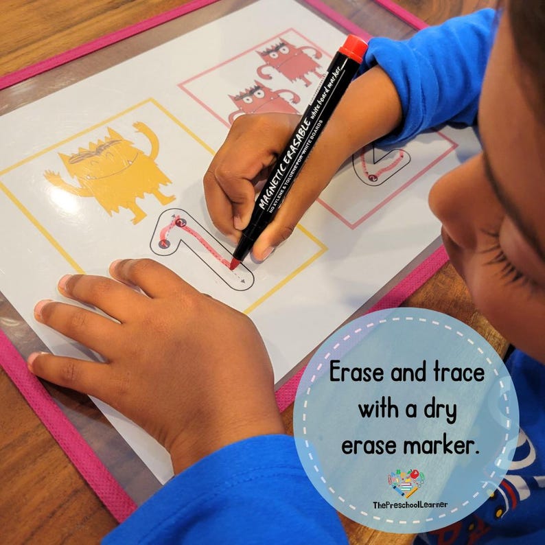 Number Tracing Printable Flashcards, 1 - 10 Counting Activity, Prek ...