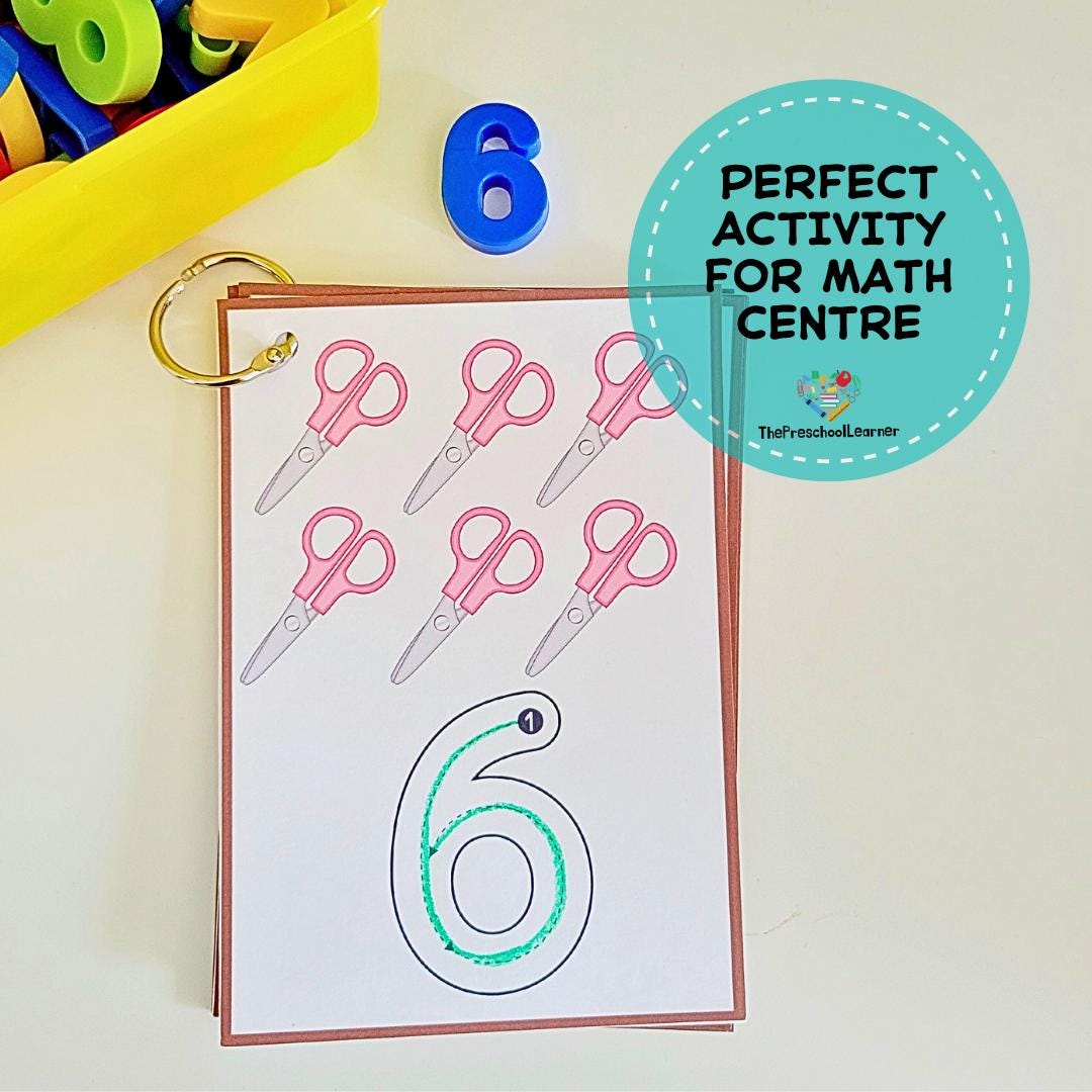 Number Tracing Printable Flashcards, 1 - 10 Counting Activity ...