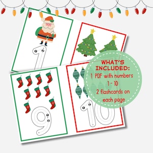 Number Tracing Printable Flashcards, 1 10 Counting Activity, Fun ...