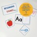 Beginning Sound Printable Activity, Educational Alphabet Game, Pre-k ...