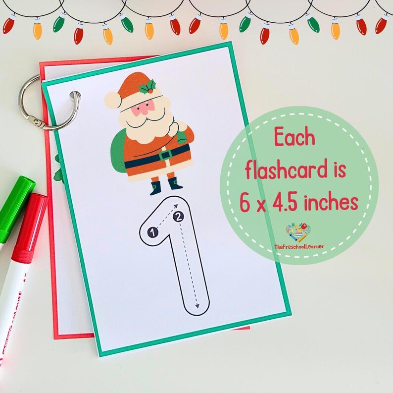 Number Tracing Printable Flashcards, 1 10 Counting Activity, Fun ...
