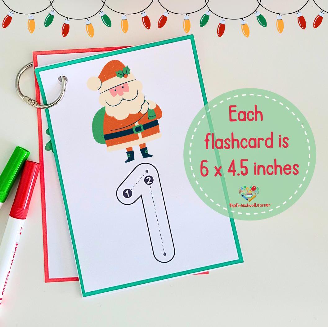 Number Tracing Printable Flashcards, 1 - 10 Counting Activity, Fun ...