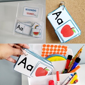 Beginning Sound Printable Activity, Educational Alphabet Game, Pre-k ...