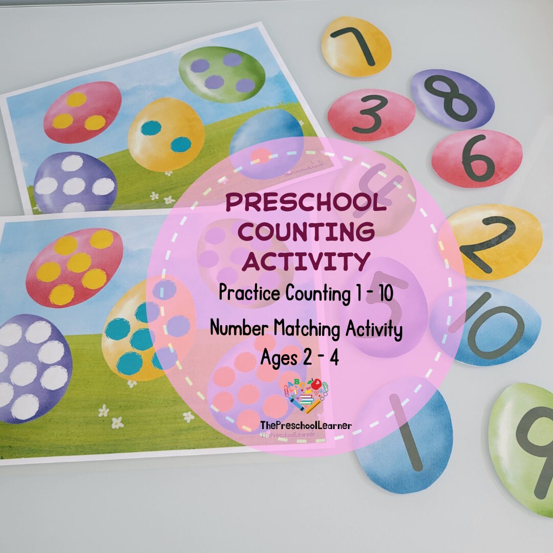 Counting Worksheet, 1 10 Numbers, Number Worksheets for Preschool ...