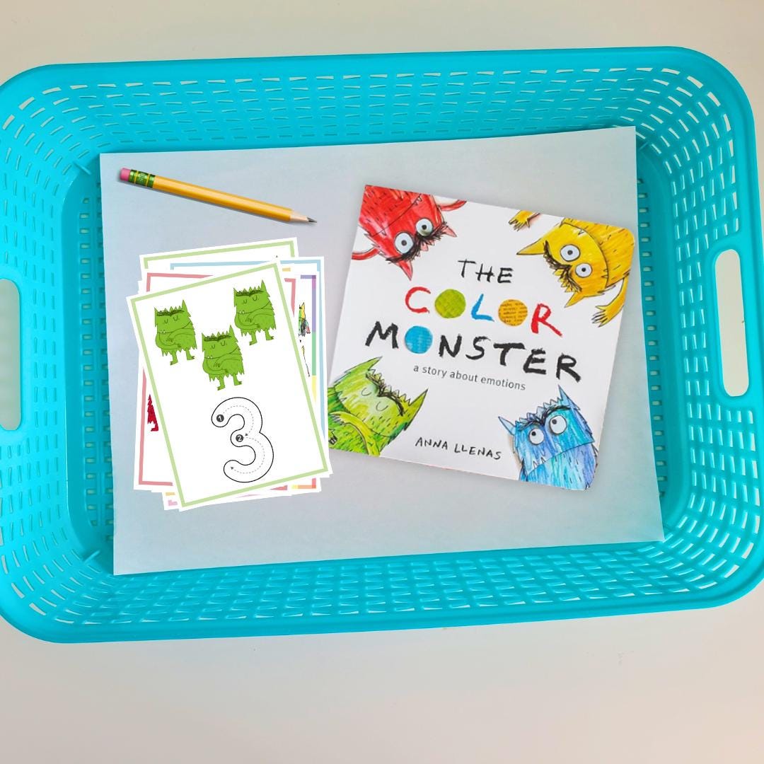 Number Tracing Printable Flashcards, 1 10 Counting Activity, Prek Math ...