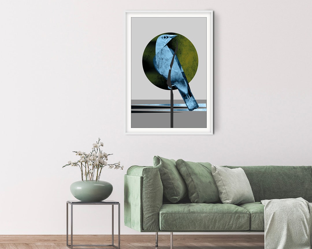 Bird Poster Digital Download Wall Art Modern Poster Design - Etsy