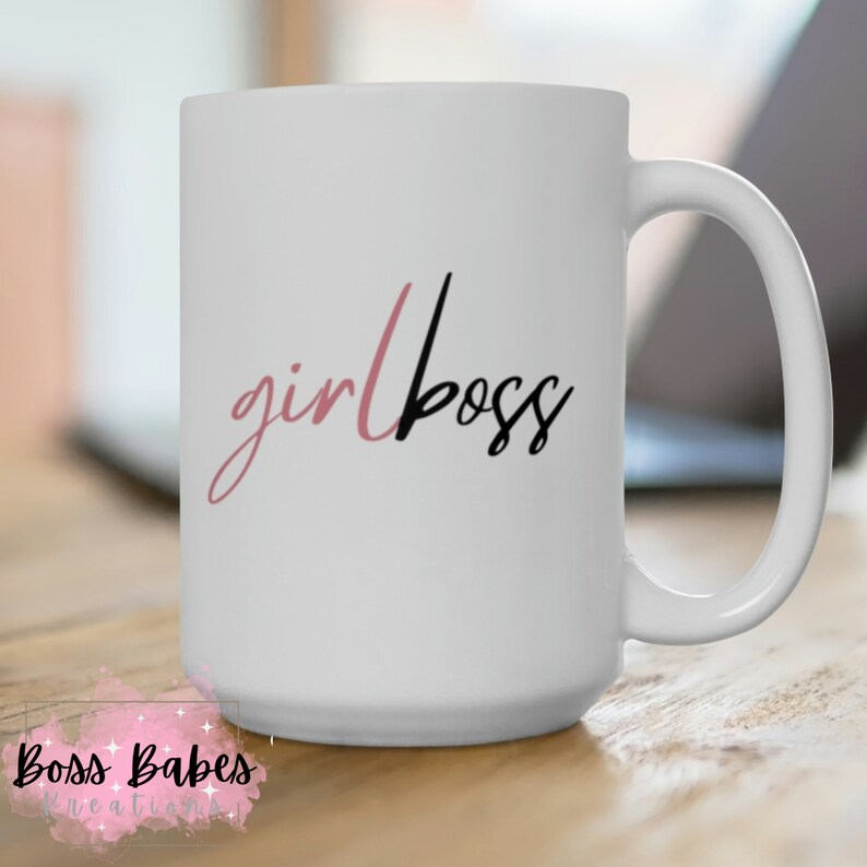 Girl Boss Mug Girl Boss Gift Entrepreneur Mug Lady Boss Mug Women in ...