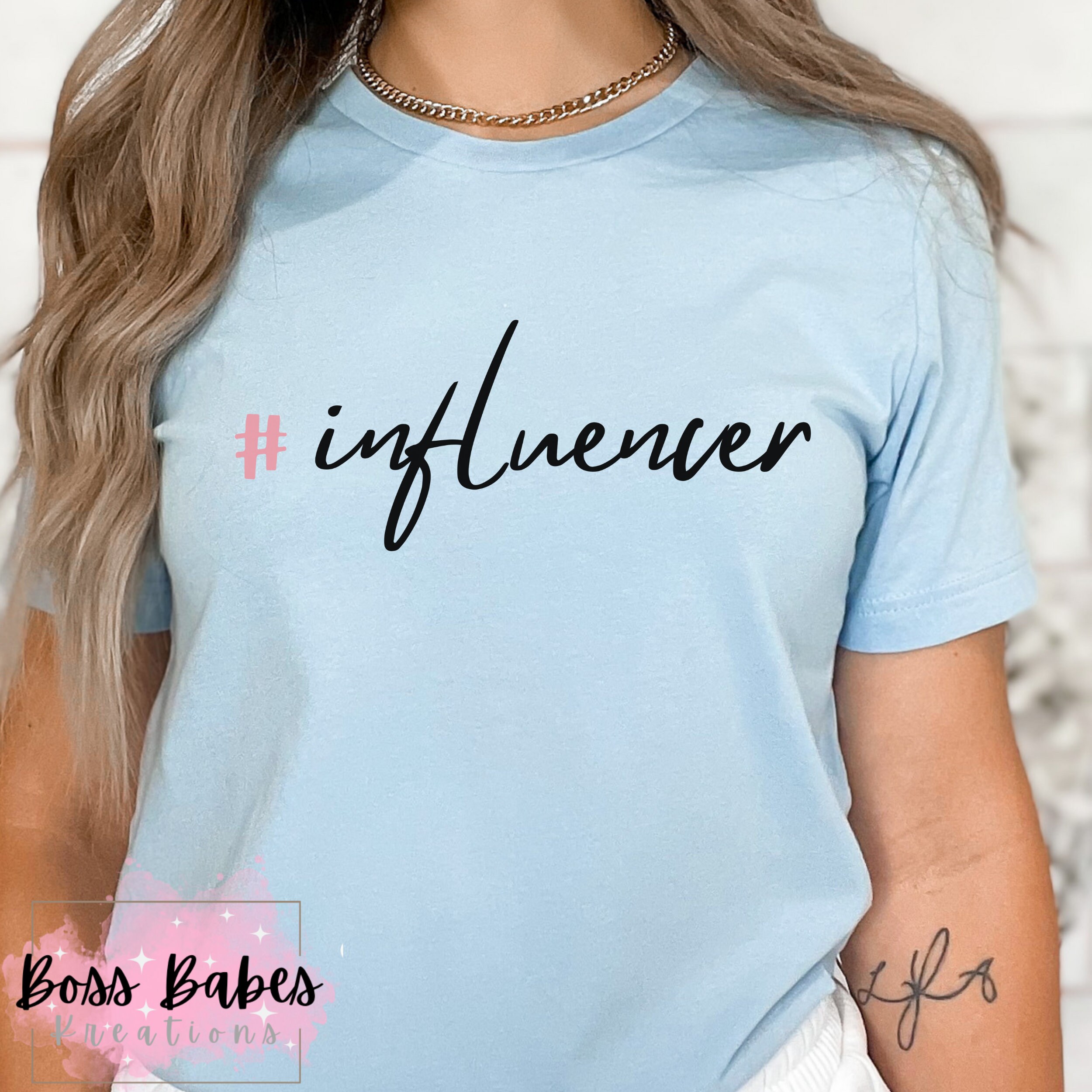 Influencer Shirt Influencer Tshirt Social Media T-shirt - Etsy