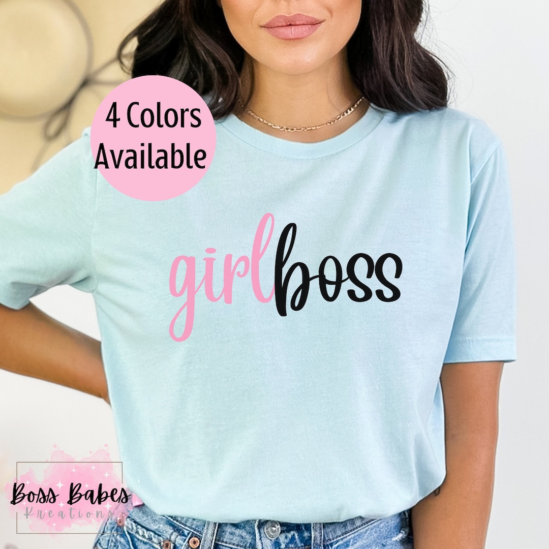 Girl Boss Tshirt Entrepreneur Shirt Girl Boss Tee Female Entrepreneur ...