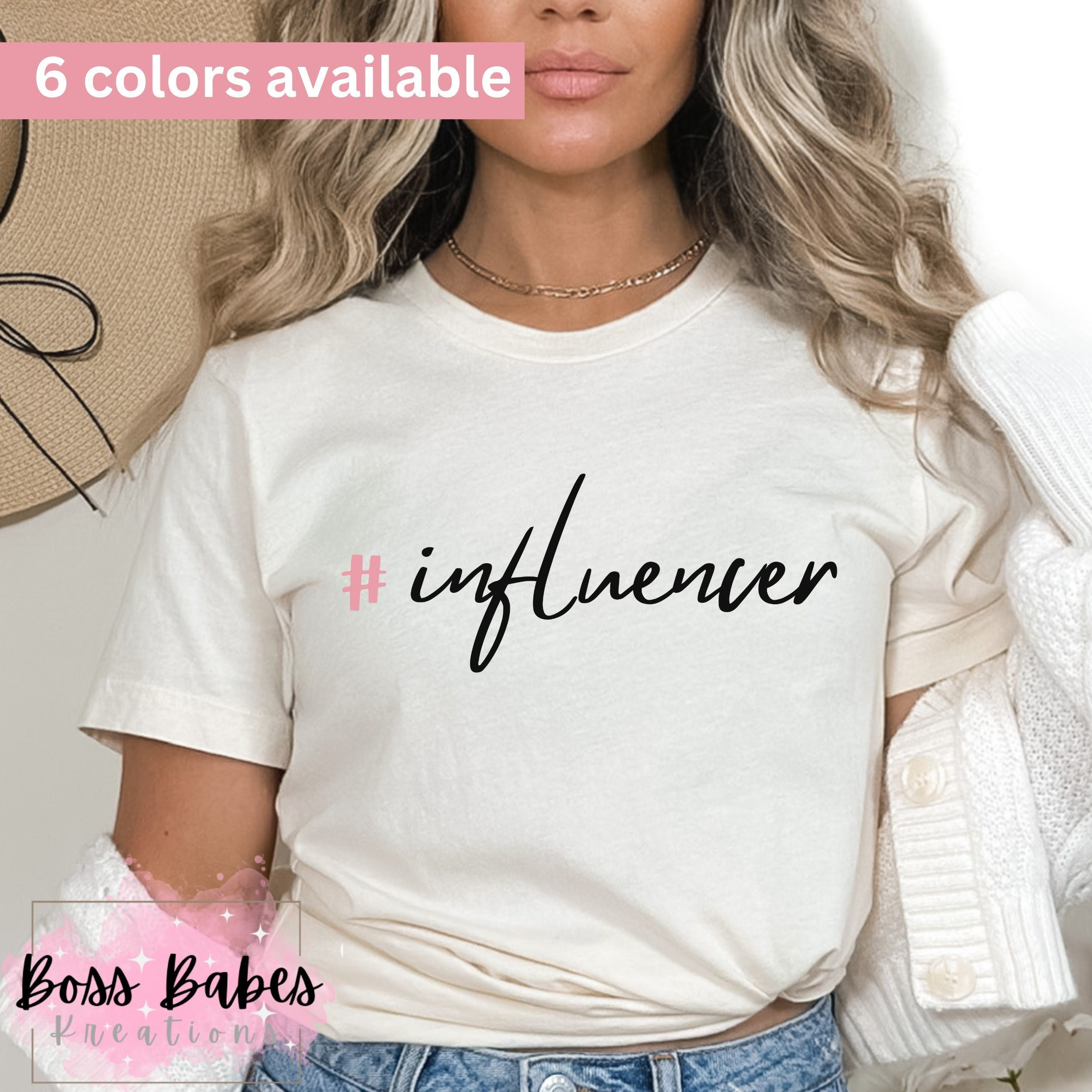 Influencer Shirt Influencer Tshirt Social Media T-shirt - Etsy
