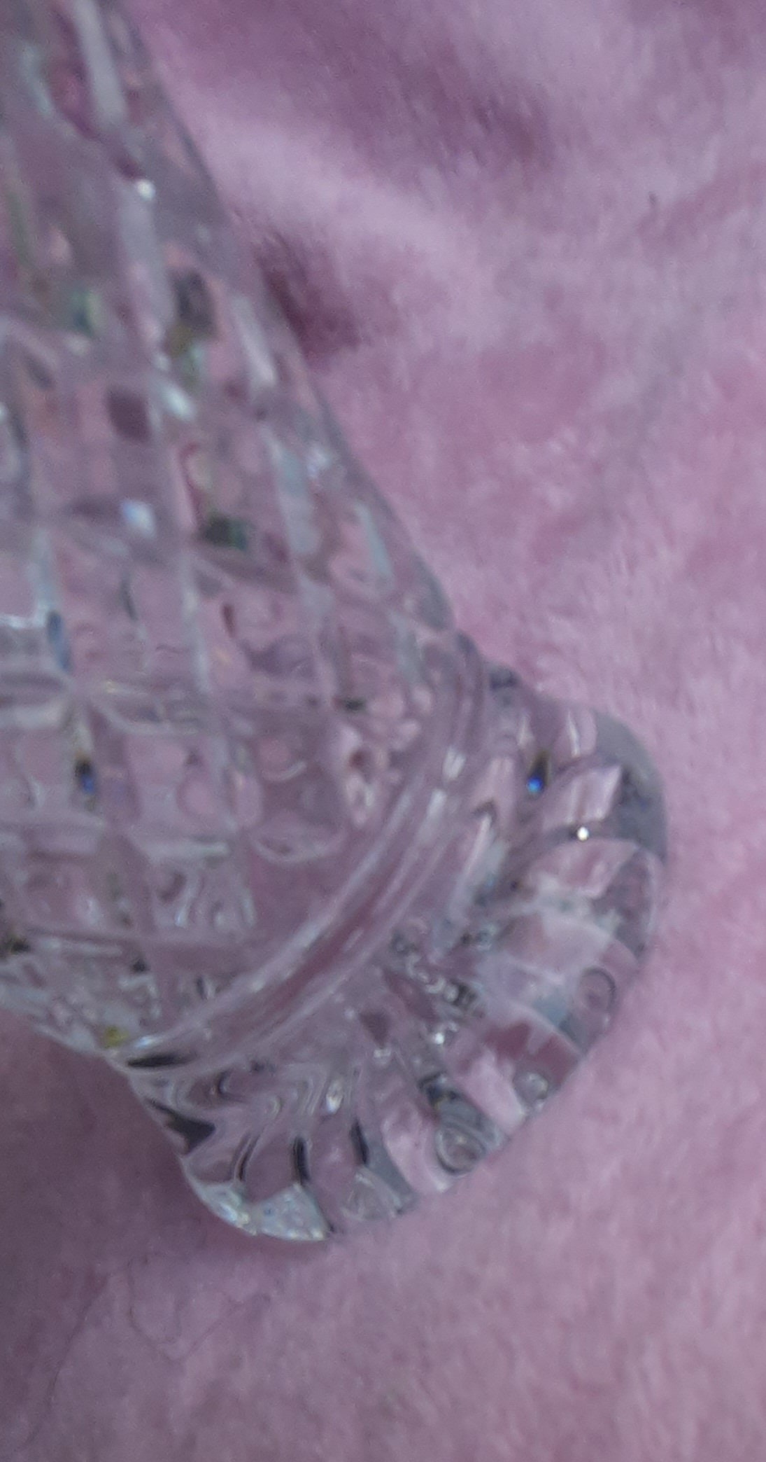 Vintage Crystal Vase Cut Glass With Beautiful Patterns - Etsy
