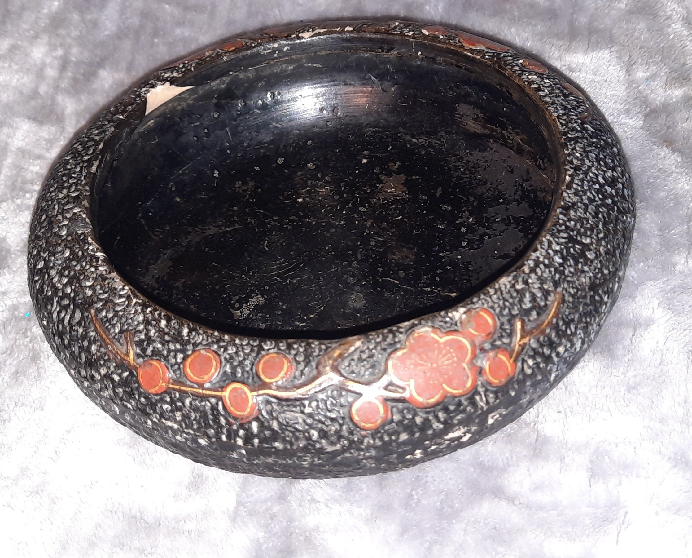 Antique 1920s Japan Tokanabe Black Pottery Art Nouveau Planter Bowl - Etsy