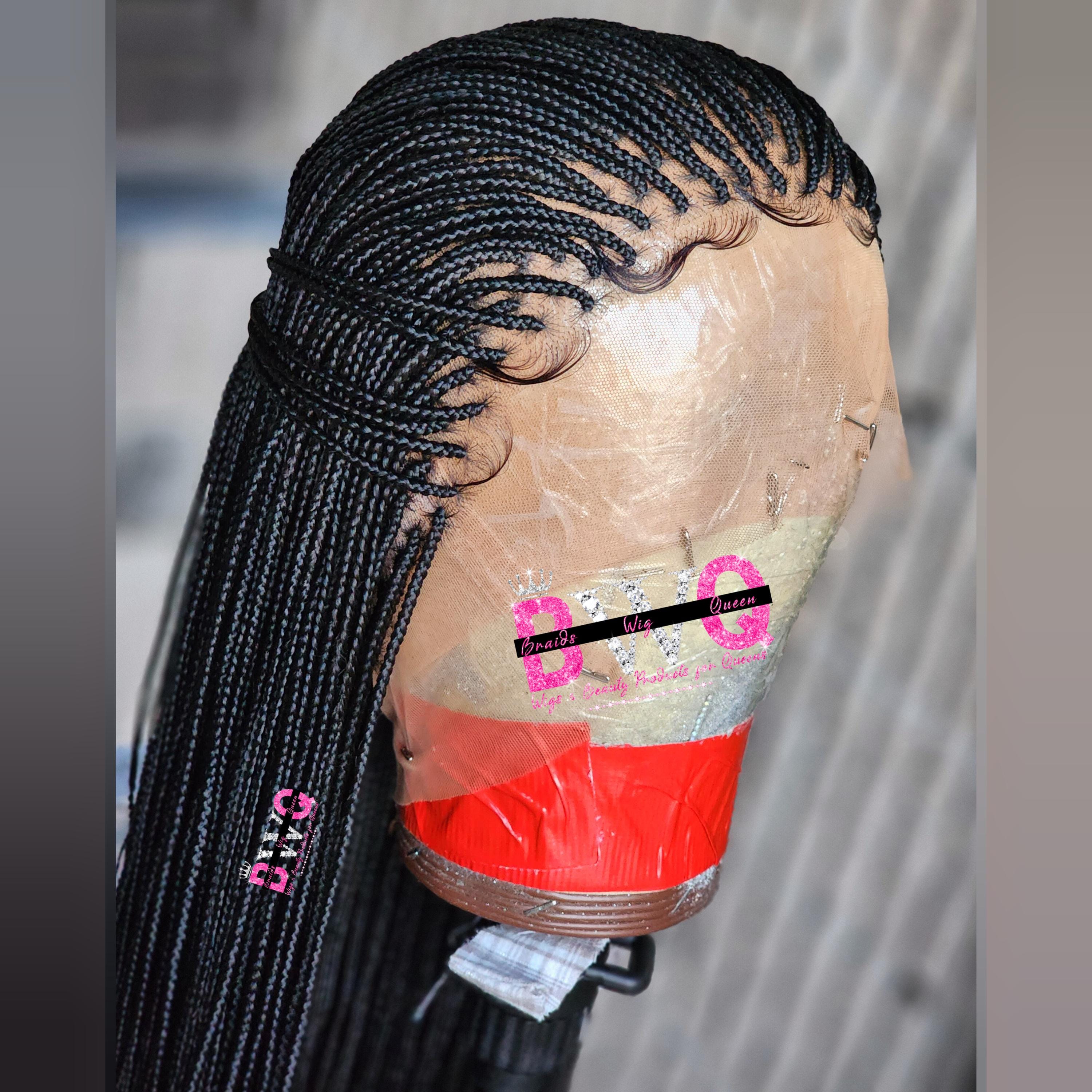 Micro Full Lace Box Braid Wig (M and L Cap Size) - Etsy