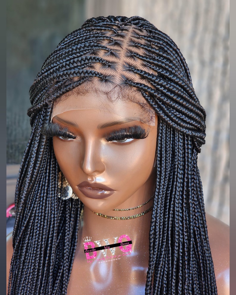 5x5 Closure Small Knotless Box Braid Wig (medium Cap Size) - Etsy