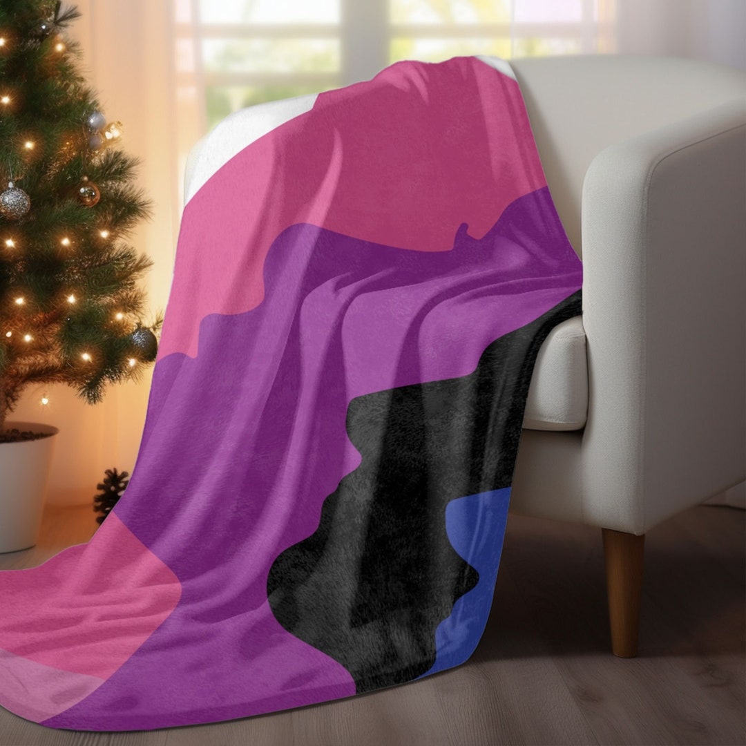 Genderfluid Pride Blanket: Plush Velveteen Minky Blanket - Etsy
