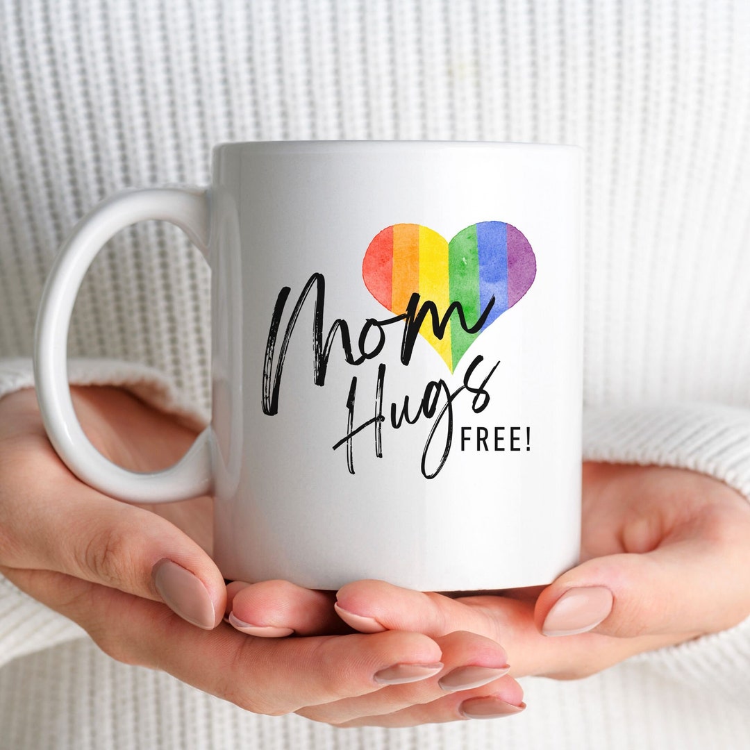 LGBTQ Mom Mug: Rainbow Pride, Protect Queer Kids - Etsy