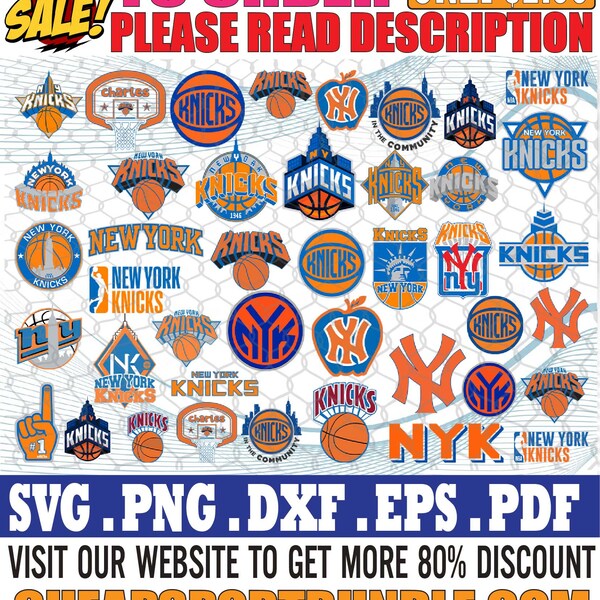 Knicks Basketball Logo Svg - Etsy
