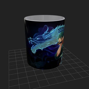 Digital Anime Mug Template - Etsy