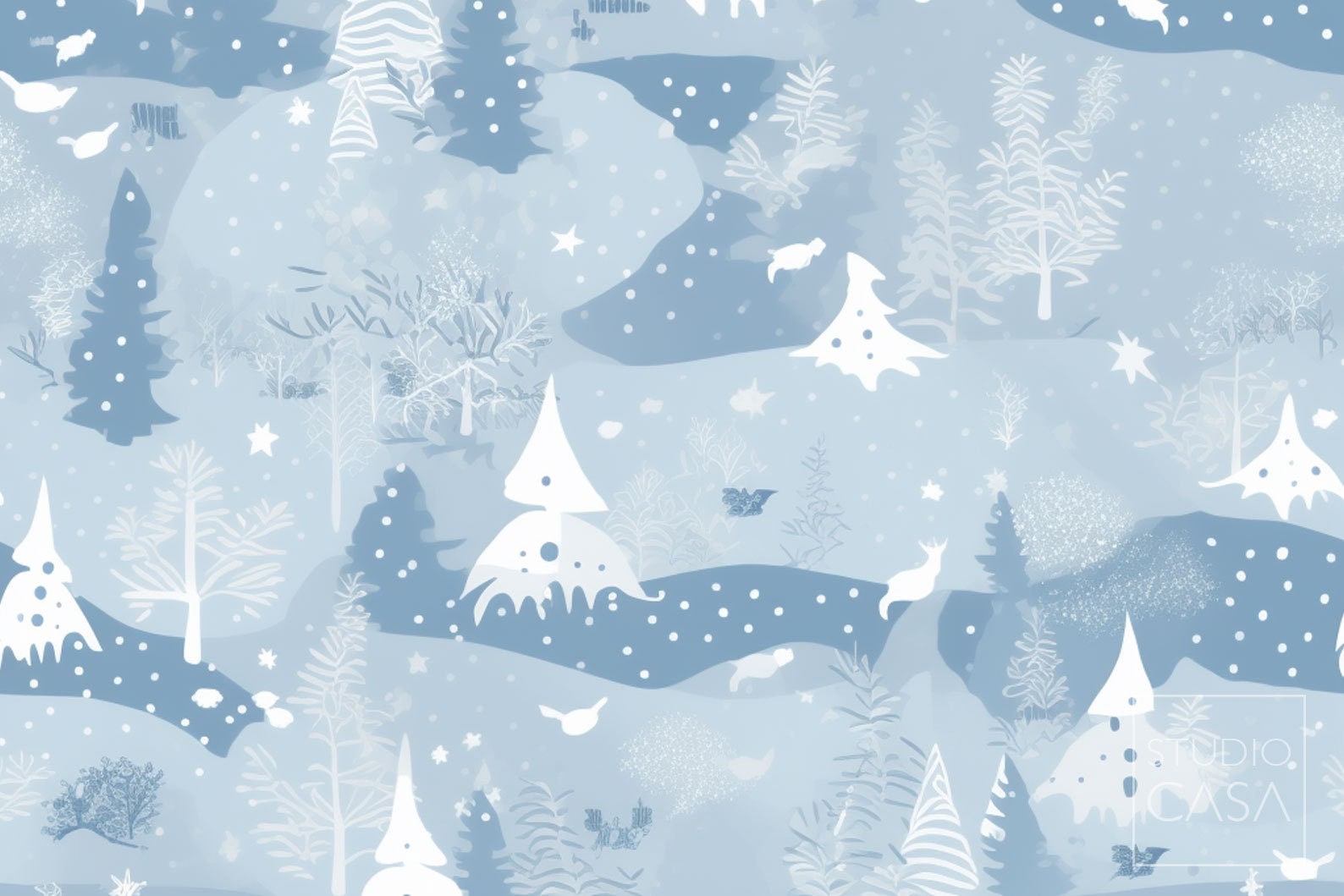 Winter Wonderland Textures Digital Download Paper Seamless Printable ...