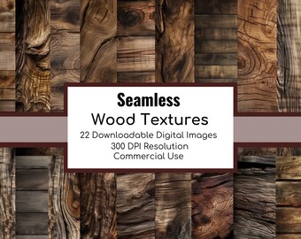Bright Rustic Wood Textures Digital Paper, Rustic Wood Digital Paper ...