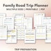 Ultimate Road Trip Planner, Printable Road Trip Planner Bundle, Family ...