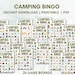 Camping Bingo for Kids, 20 Printable Bingo Boards, Camping Games ...
