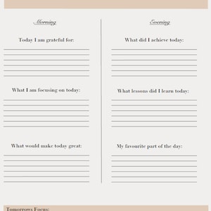 Daily Reflection Journal - Etsy