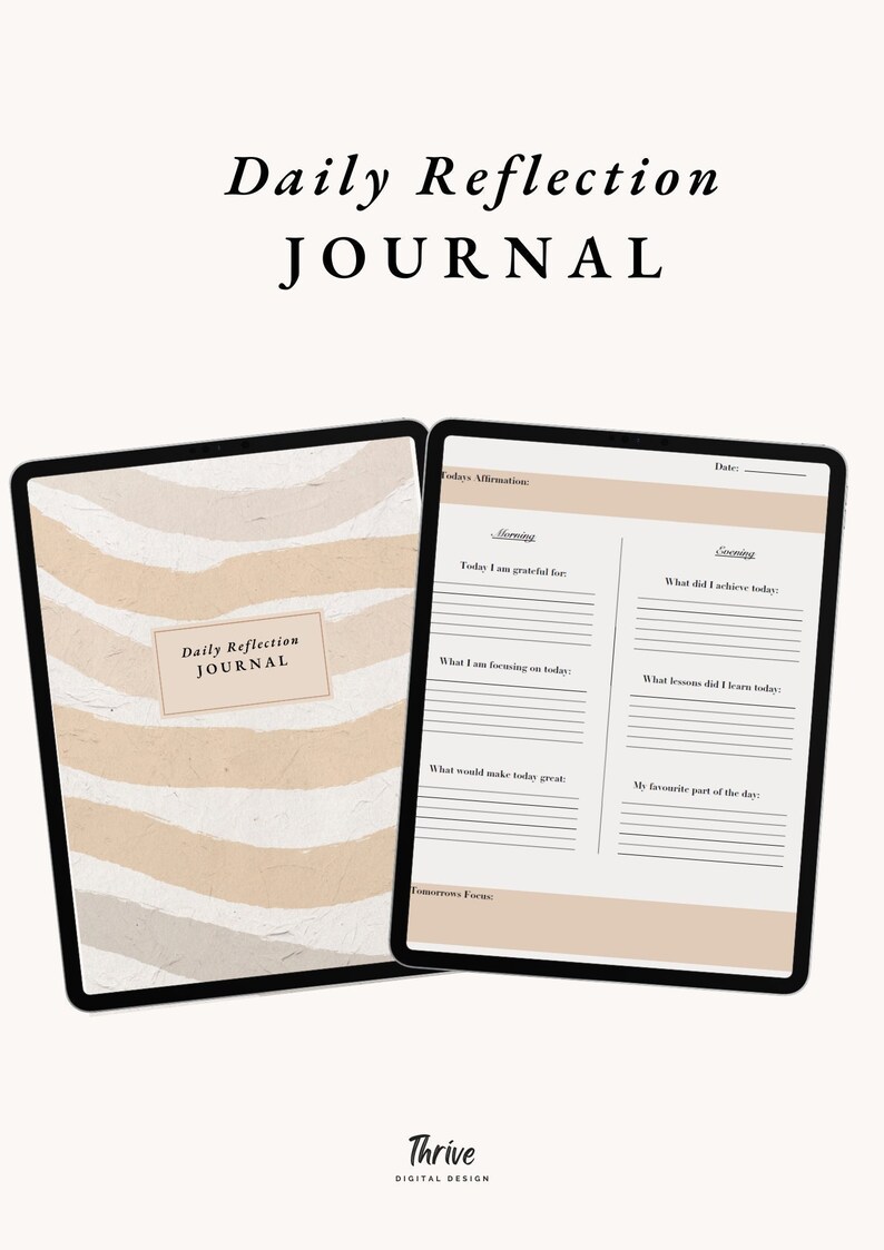 Daily Reflection Journal - Etsy