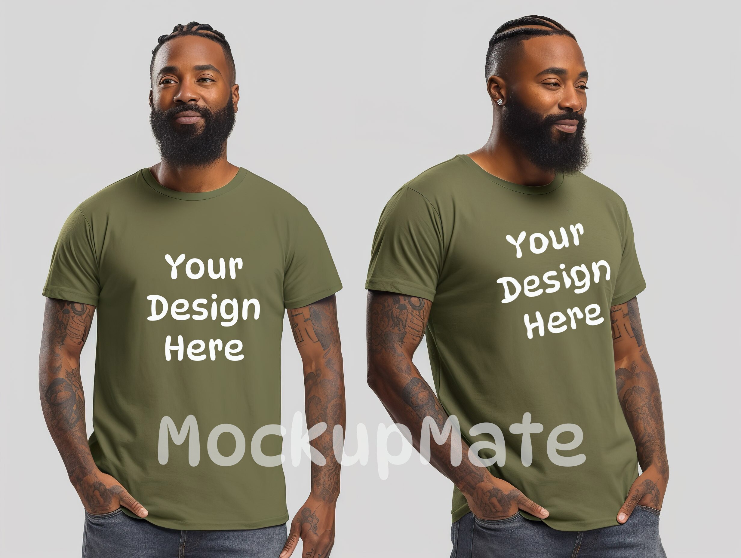 Comfort Colors Hemp Mockup Male Model Comfort Colors 1717 - Etsy