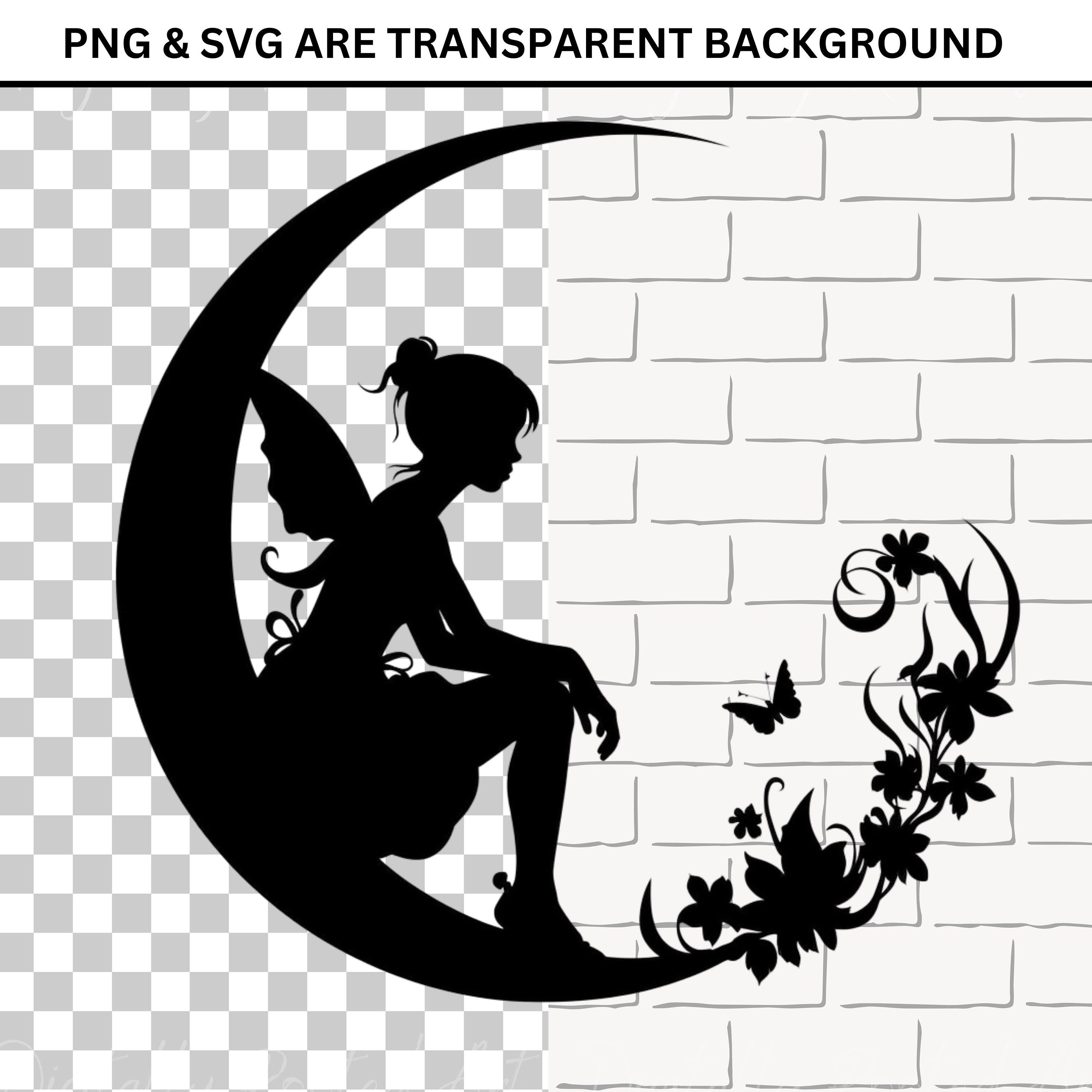 Fée Silhouette SVG Silhouette de fée clochette images - Etsy France