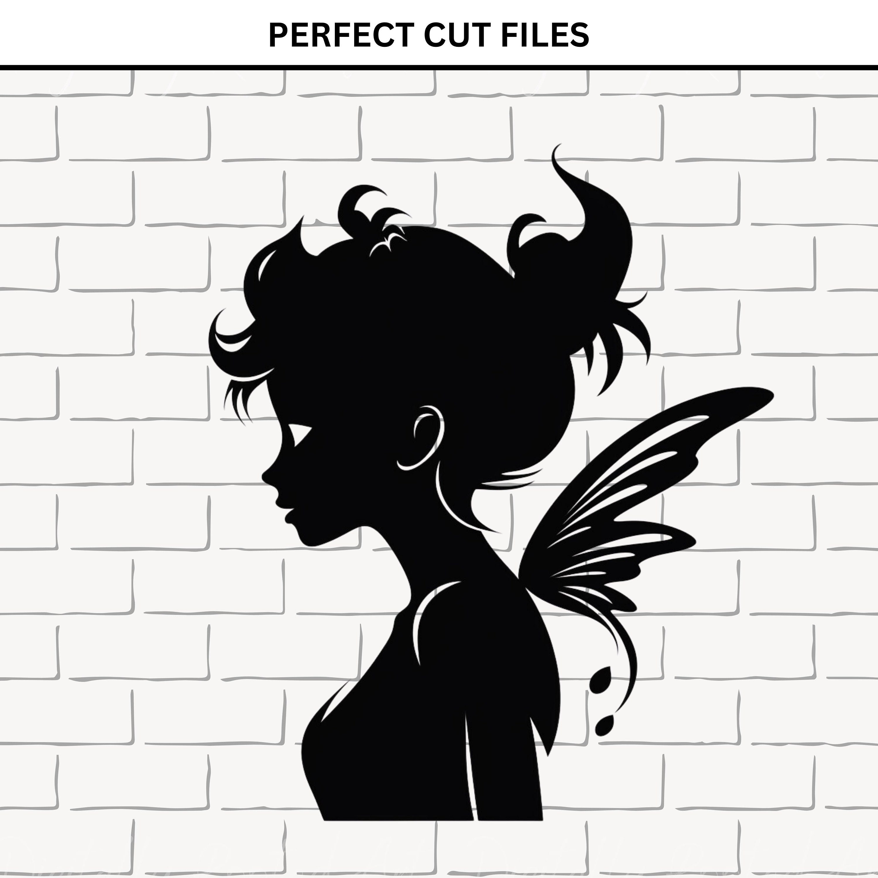 Fée Silhouette SVG Silhouette de fée clochette images - Etsy France