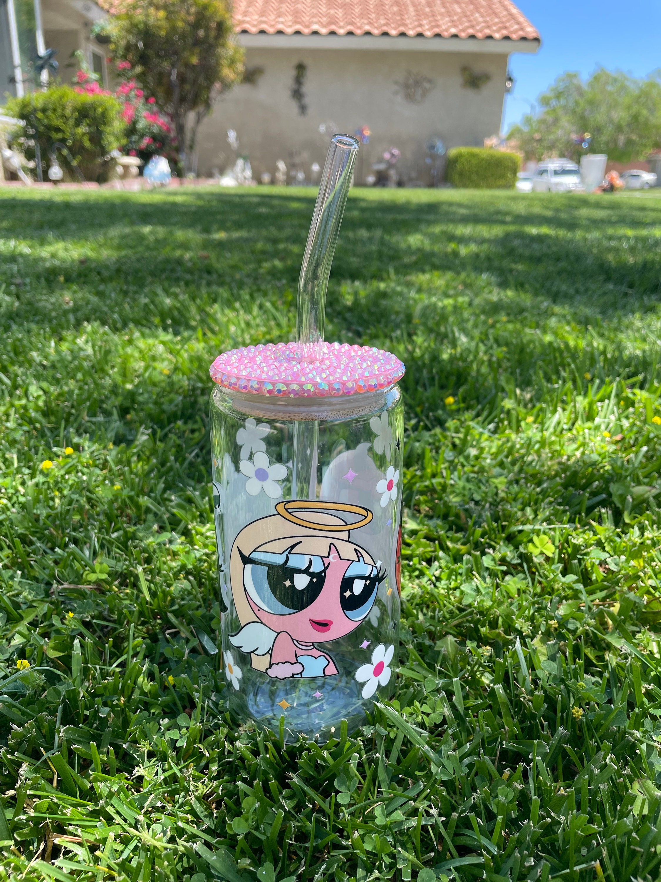 1 POWERPUFF Girls 16oz Libby Glass Cup - Etsy