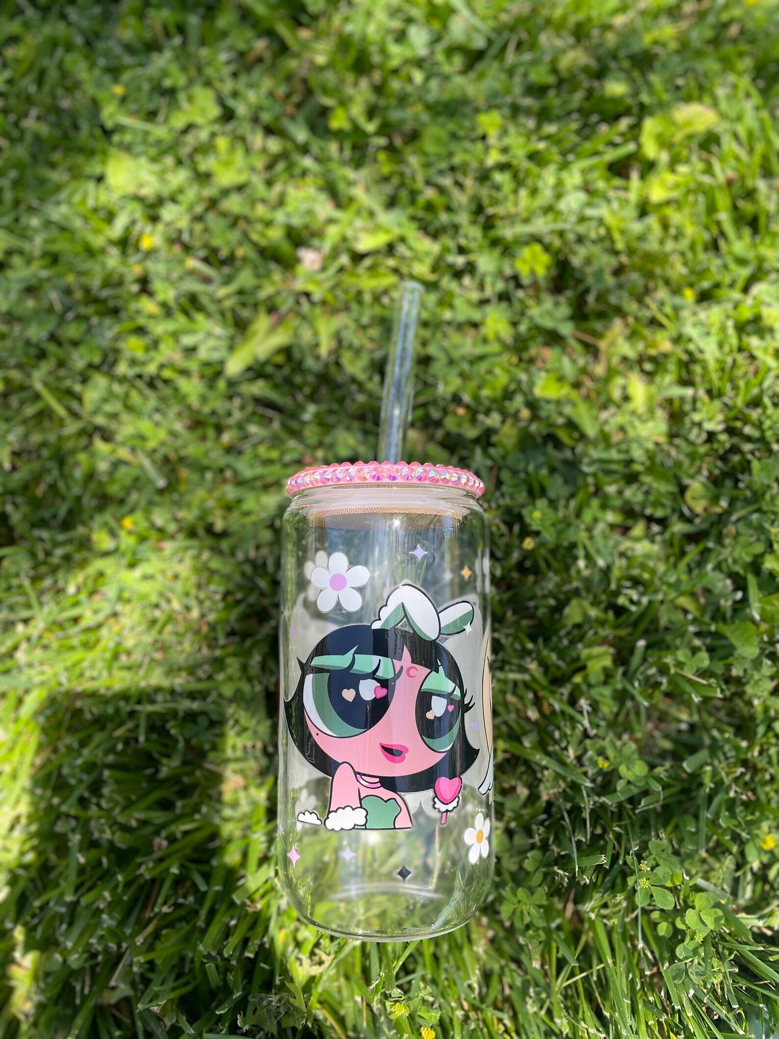 1 POWERPUFF Girls 16oz Libby Glass Cup - Etsy