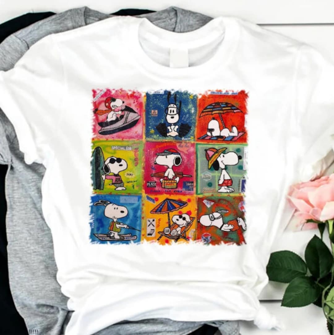 Peanuts Snoopy Summer Vacation T-shirt - Etsy
