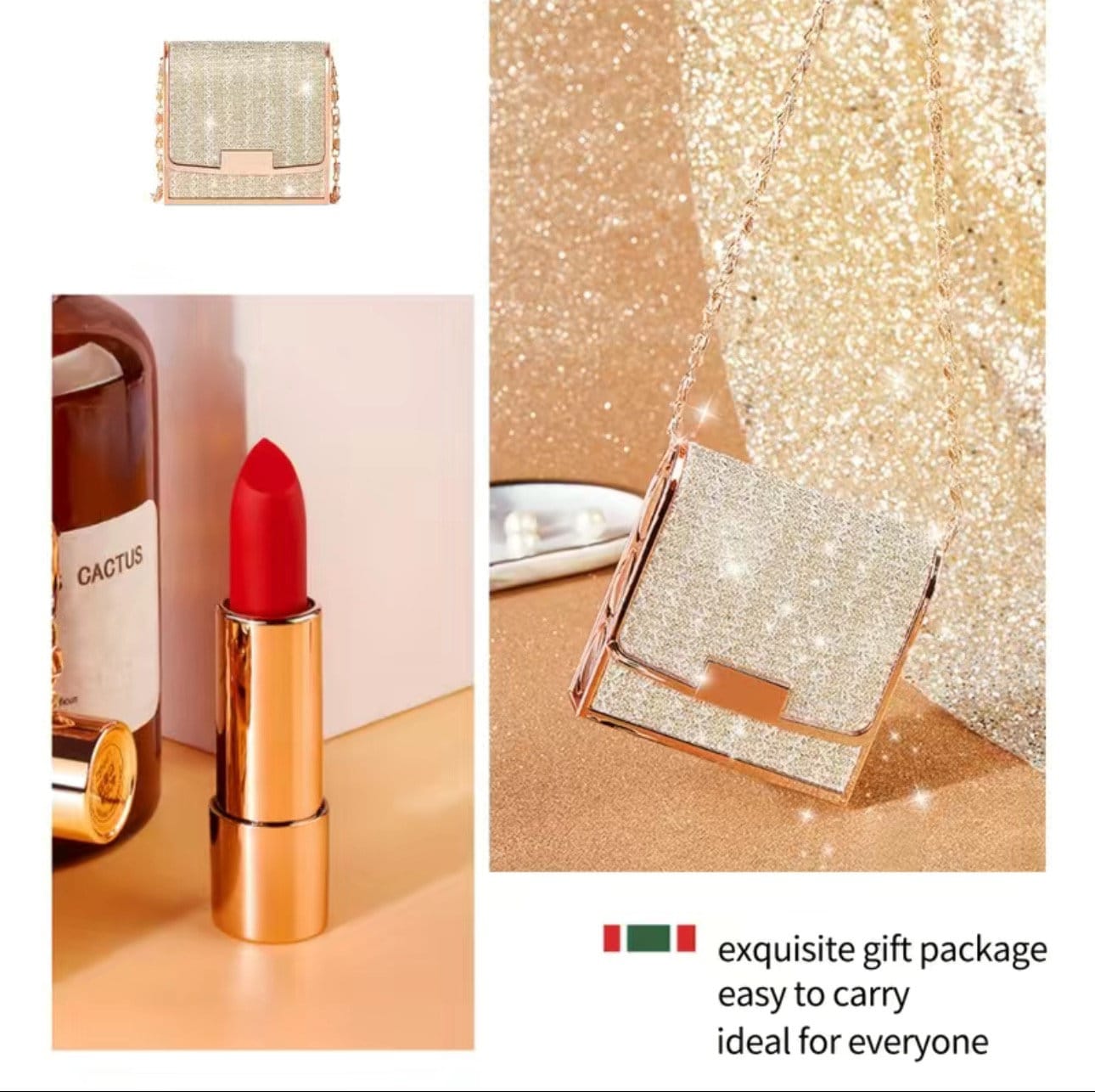 3 Colors Matte Lipstick Set , Velvet Texture Lipstick Gift Box Set ...