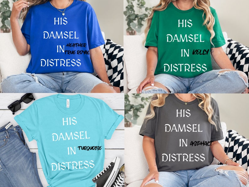 Damsel in Distress, Princess Shirt, Protection Shirt, Gift for Her ...