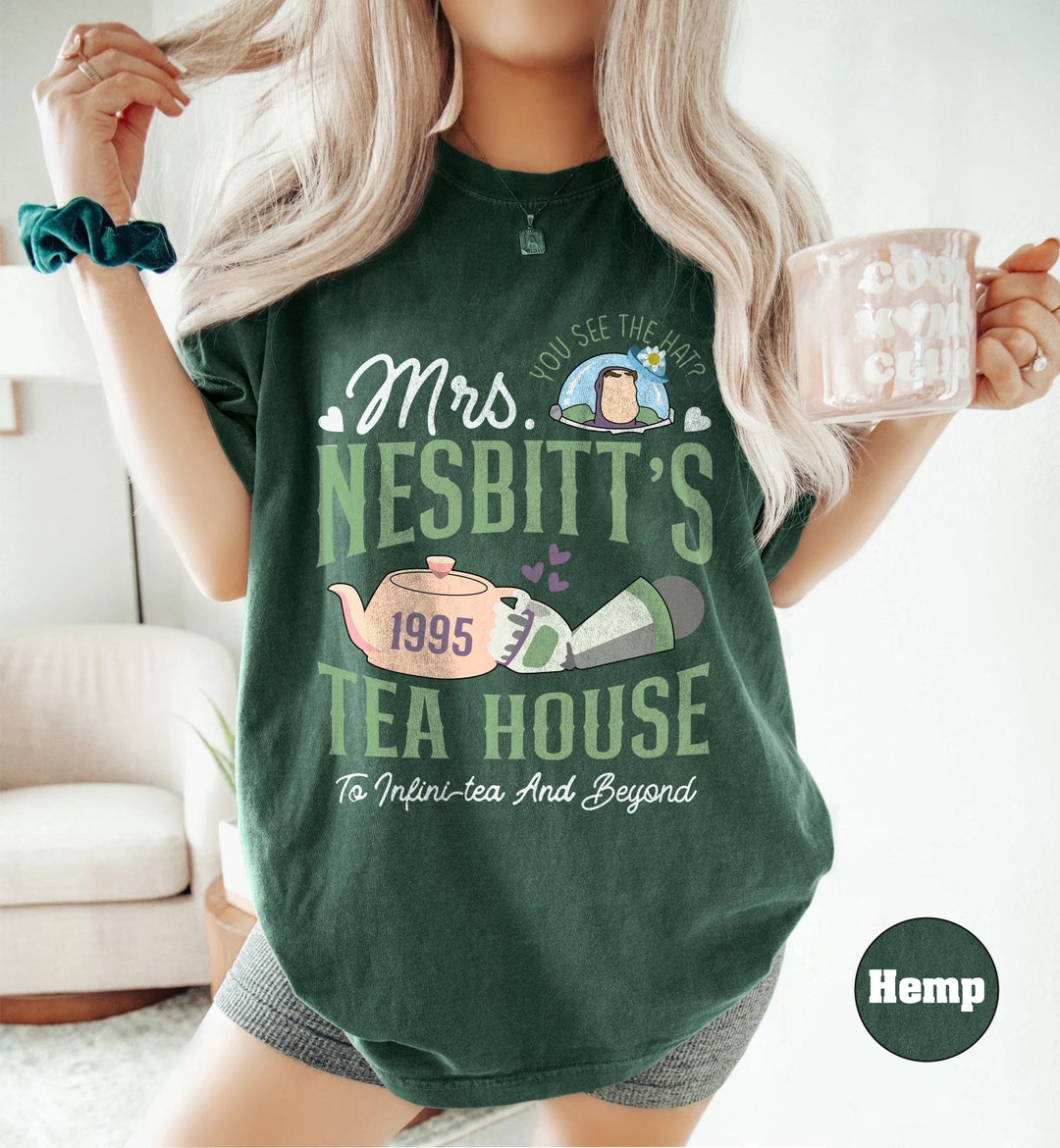 Disney Toy Story Buzz Lightyear Mrs Nesbitt's Tea House 1995 Comfort ...