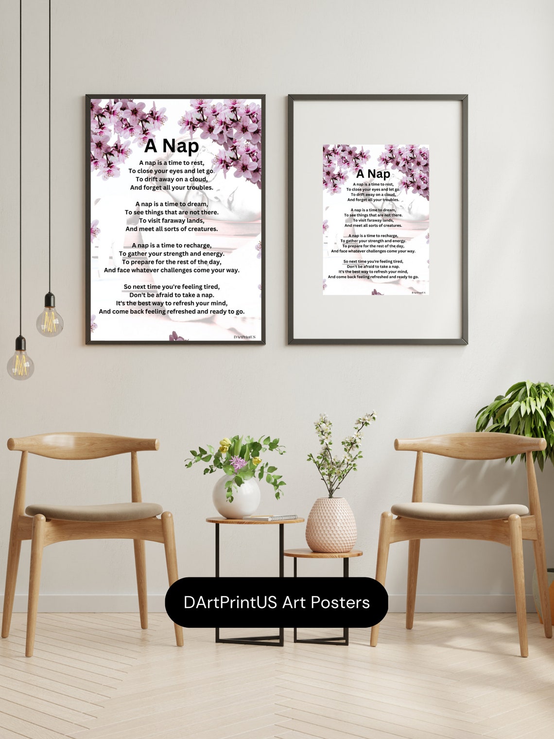 Printable Poetry - A Nap Poem Wall Art for Relaxation and Restful Sleep ...
