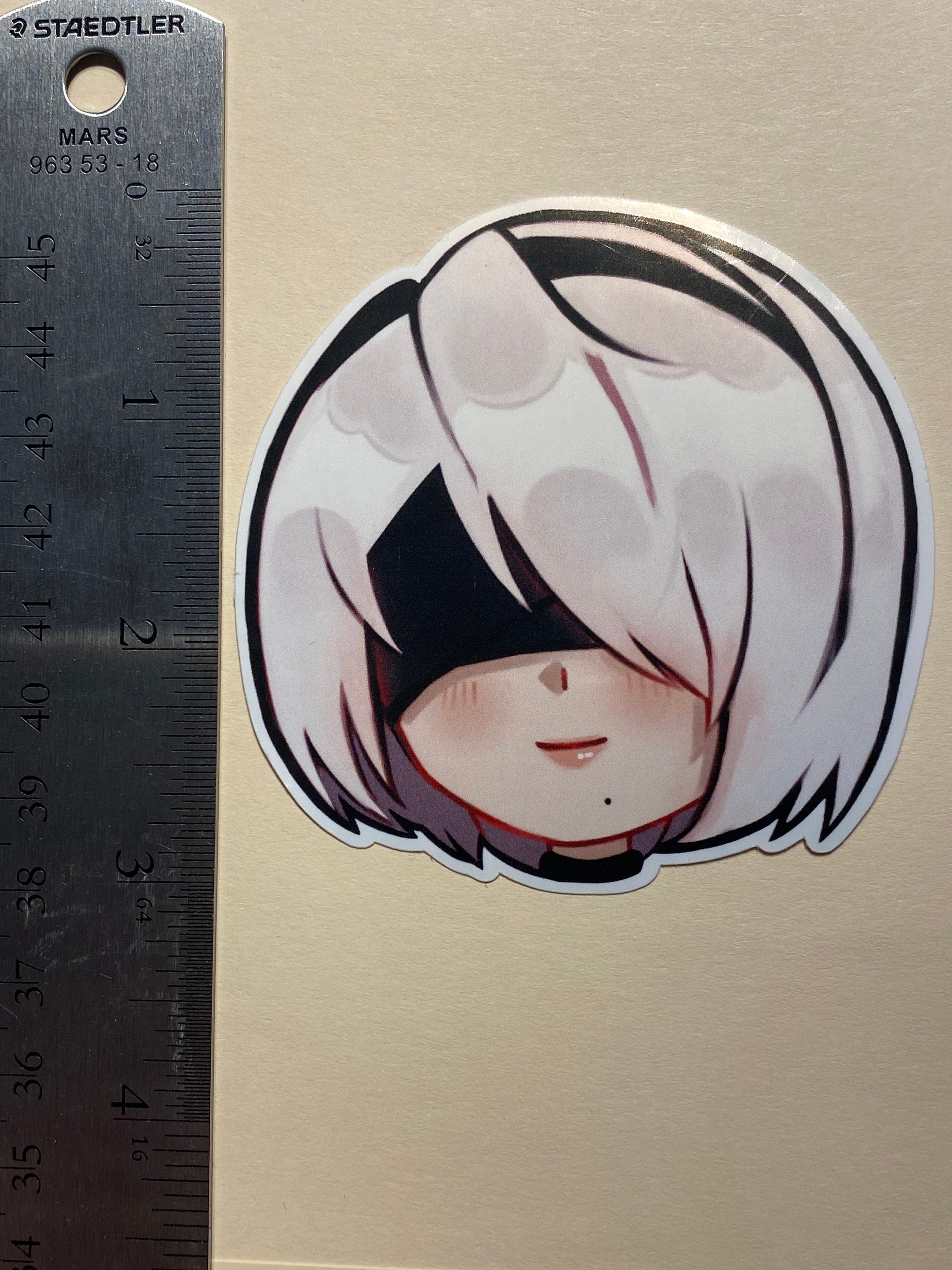 Yorha Nier Automata 2B Chibi Die-cut Vinyl Sticker - Etsy