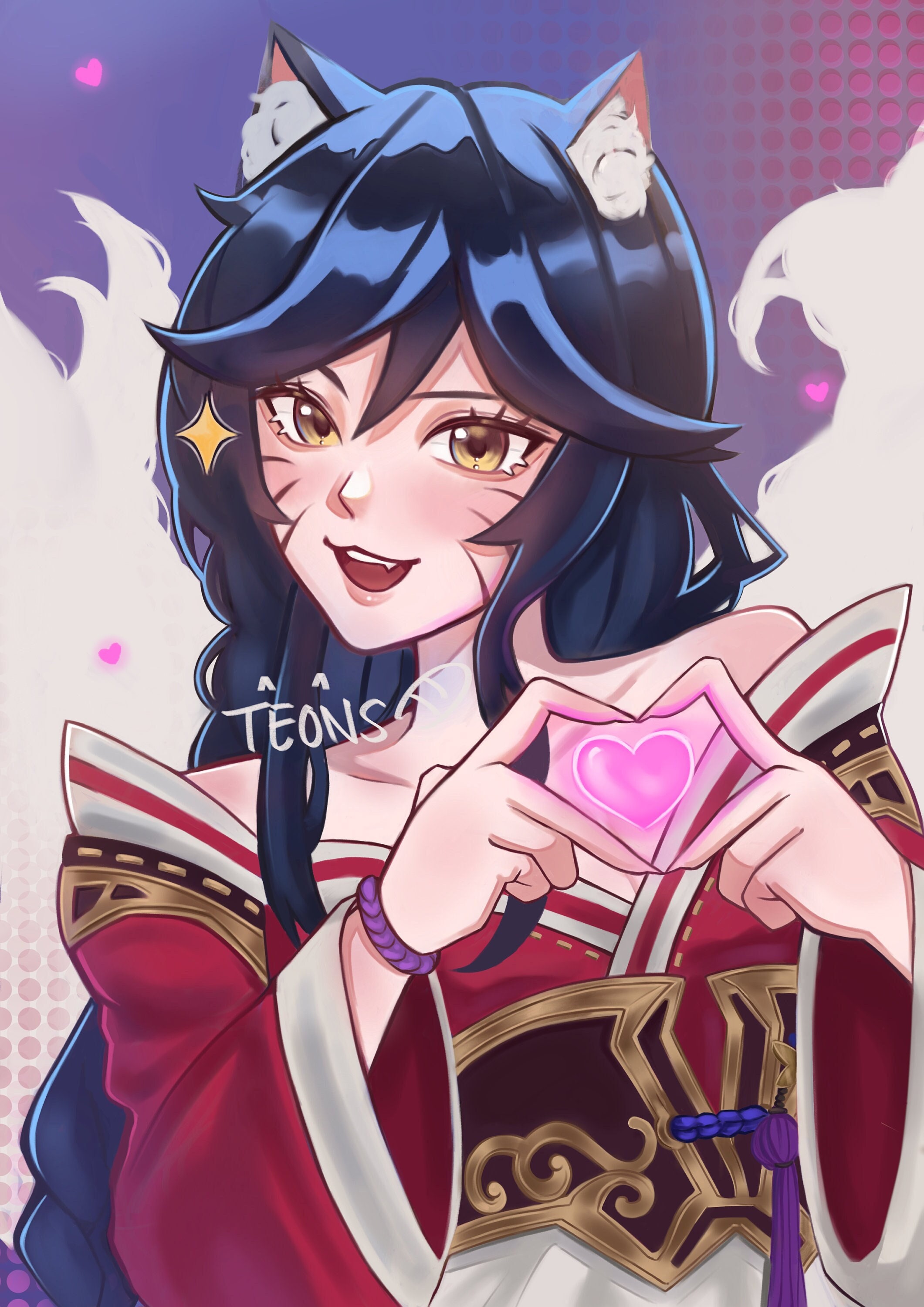 League of Legends Ahri Print - Etsy