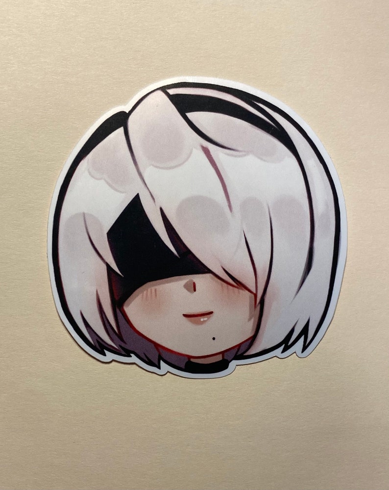 Yorha Nier Automata 2B Chibi Die-cut Vinyl Sticker - Etsy
