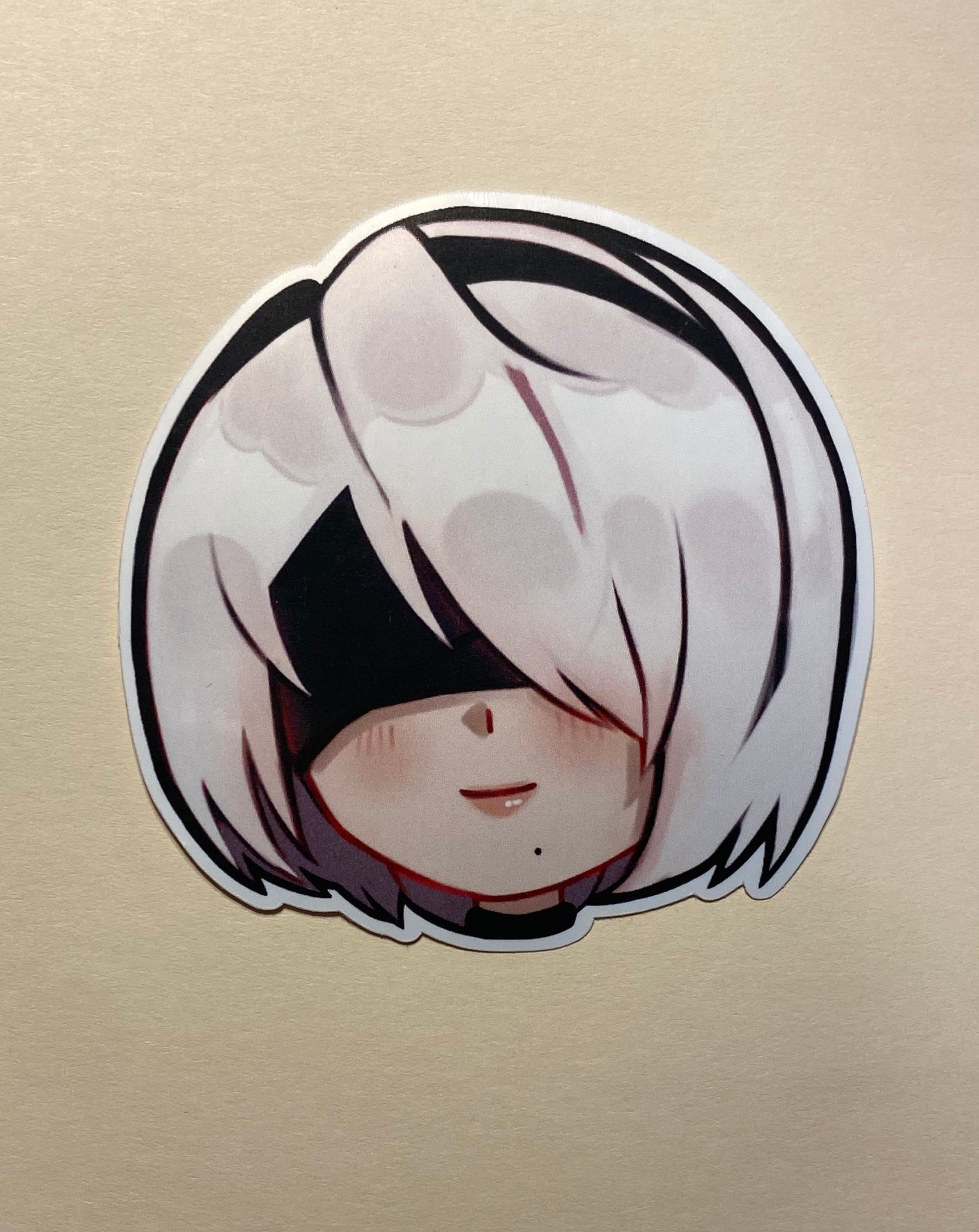 Yorha Nier Automata 2B Chibi Die-cut Vinyl Sticker - Etsy