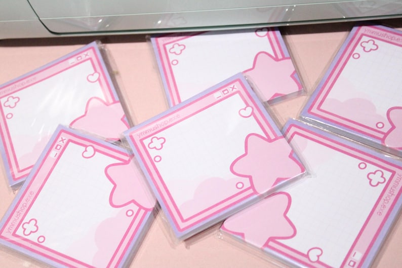 Kawaii Y2K Cutecore Star | Sticky Note Scrapbooking Pen Pal - Etsy